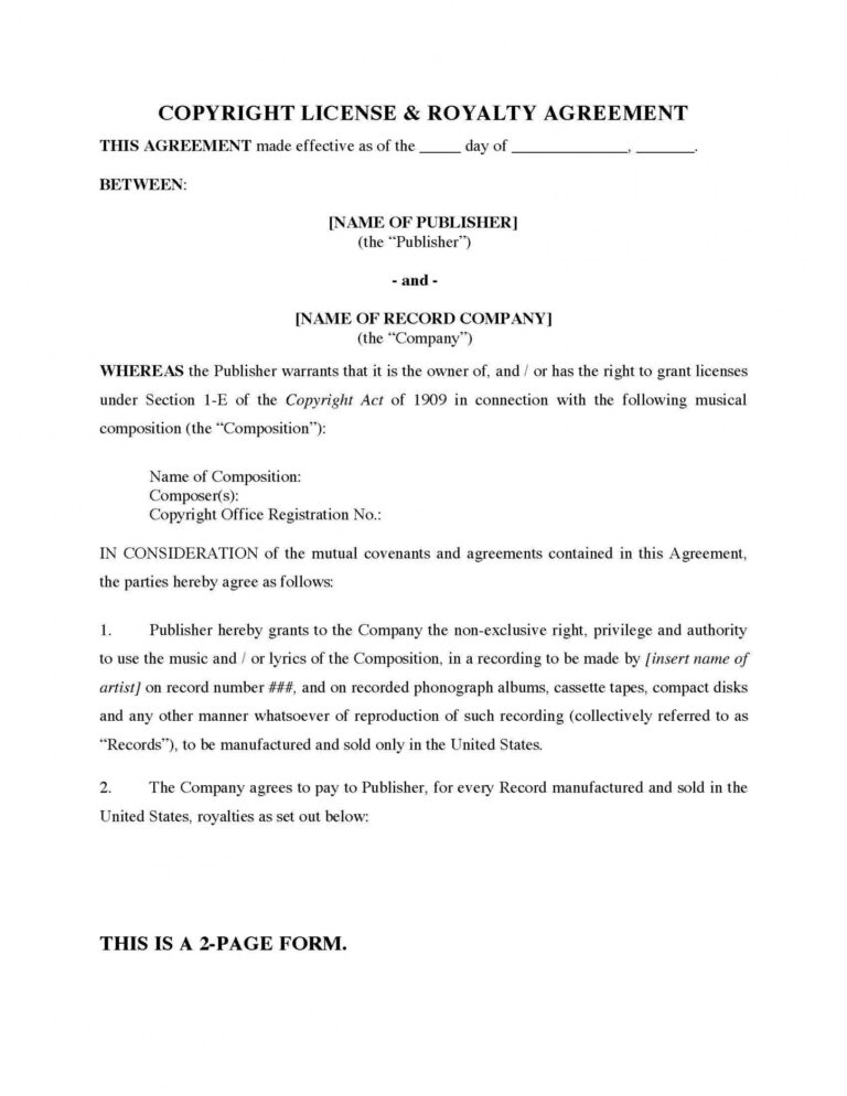 Trademark Infringement Notice Template