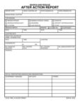 Army After Action Report Template