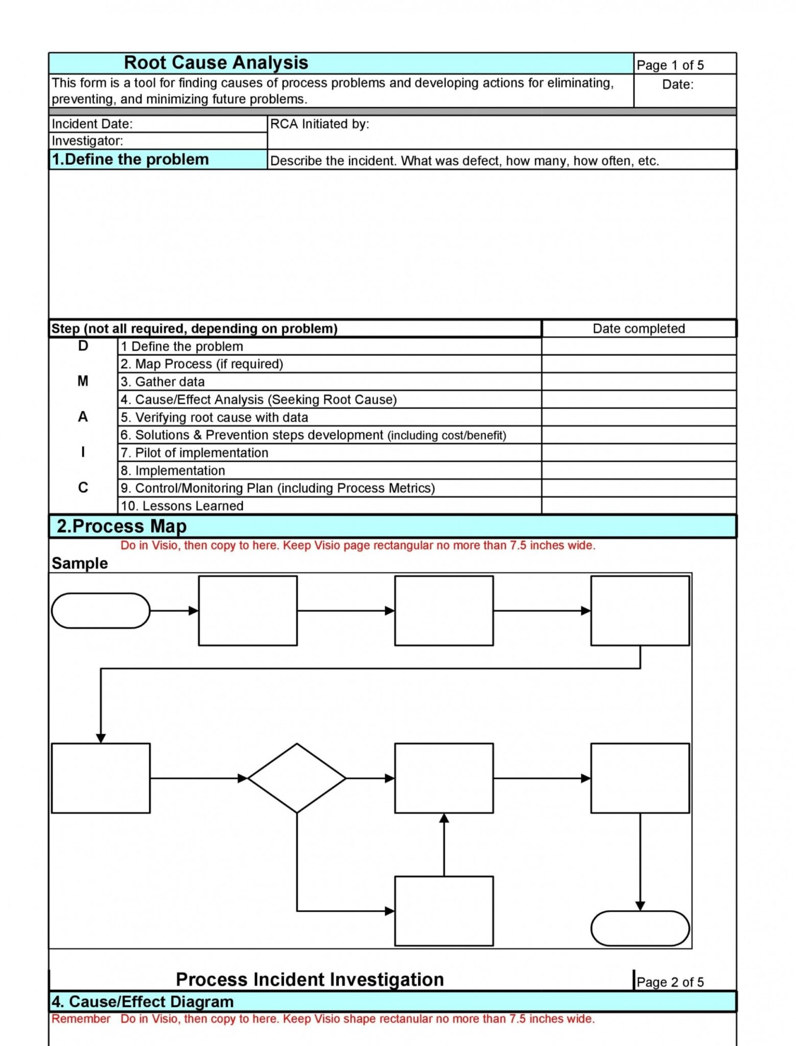 Engineering Failure Analysis Report Template