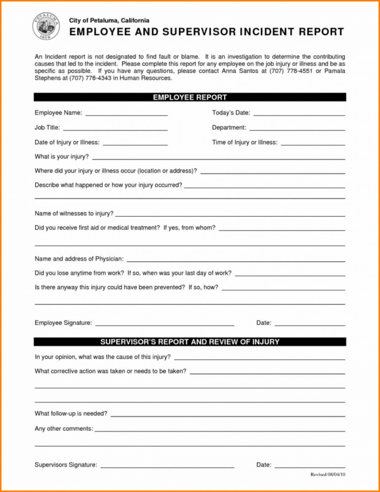 8 Printable Cyber Security Incident Report Template PDF - Tacitproject