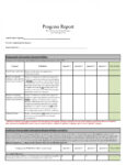Elementary Student Progress Report Template Docx - Tacitproject