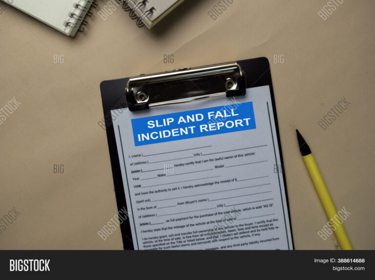 6 Editable Slip And Fall Incident Report Template Example - Tacitproject