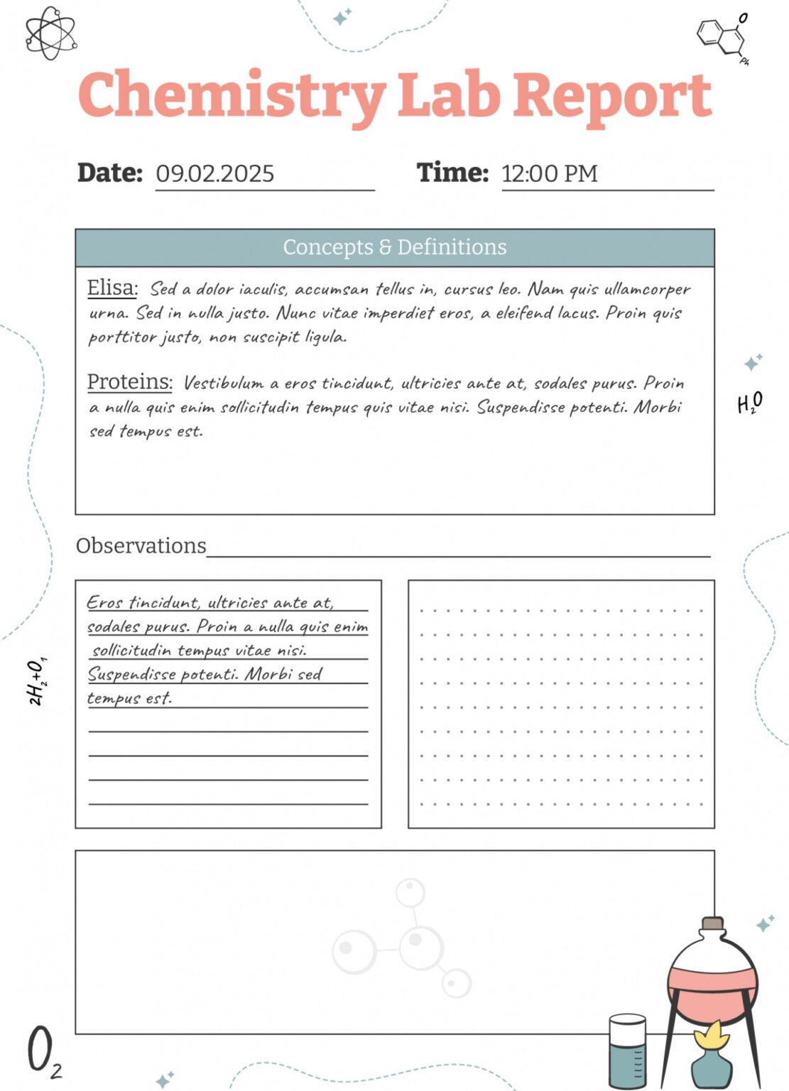 8 Editable Ib Chemistry Lab Report Template - Tacitproject