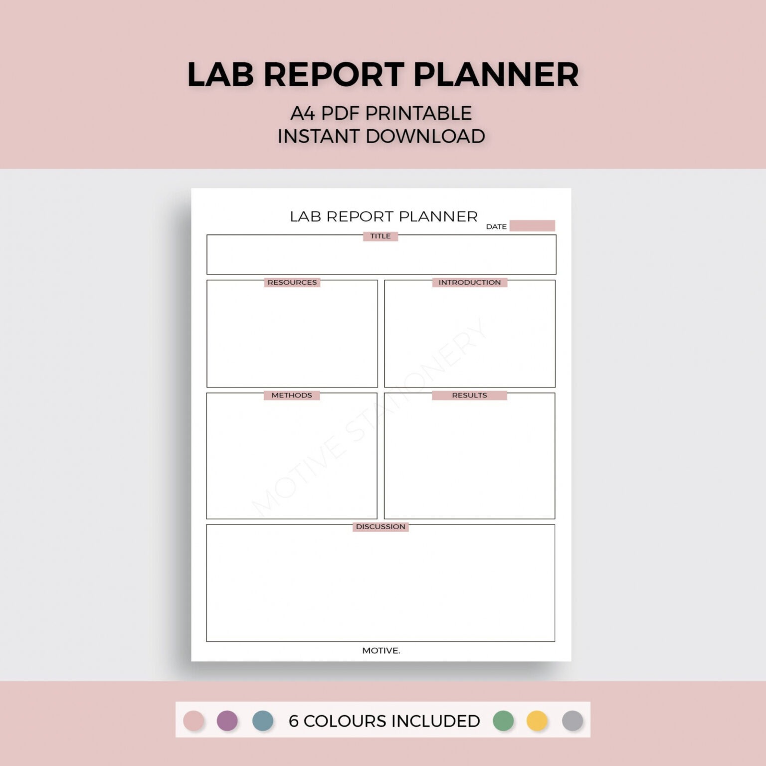Free Science Fair Lab Report Template - Tacitproject