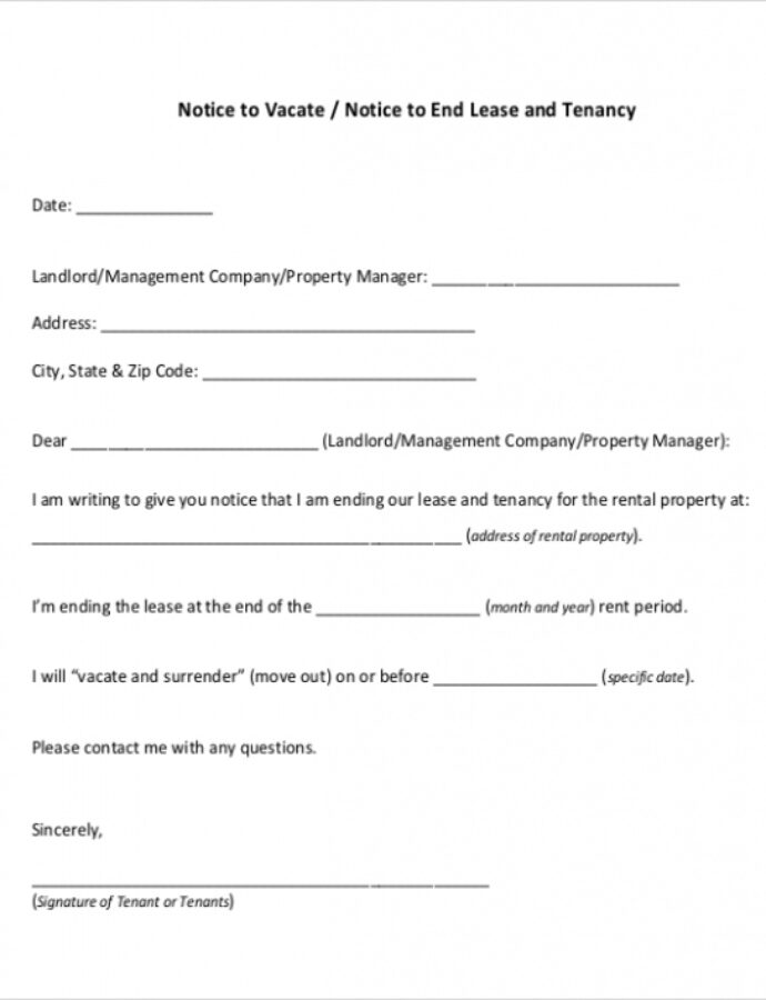 Vehicle Removal Notice Template