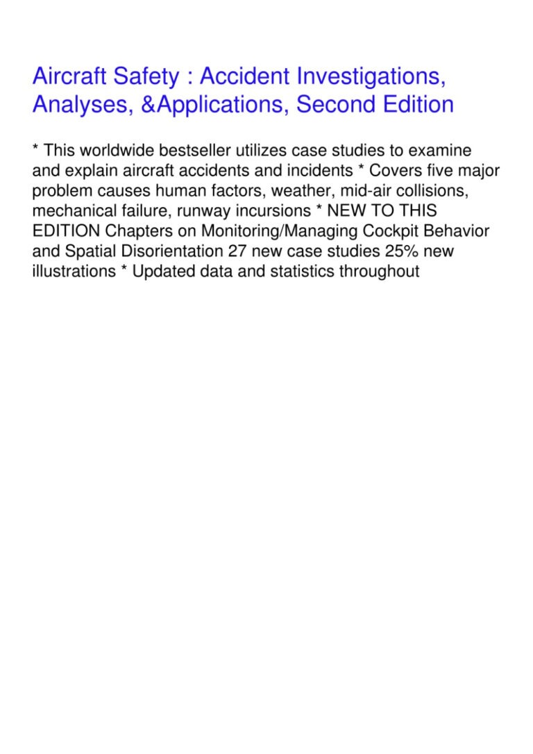 8 Printable Aircraft Accident Investigation Report Template Docs ...