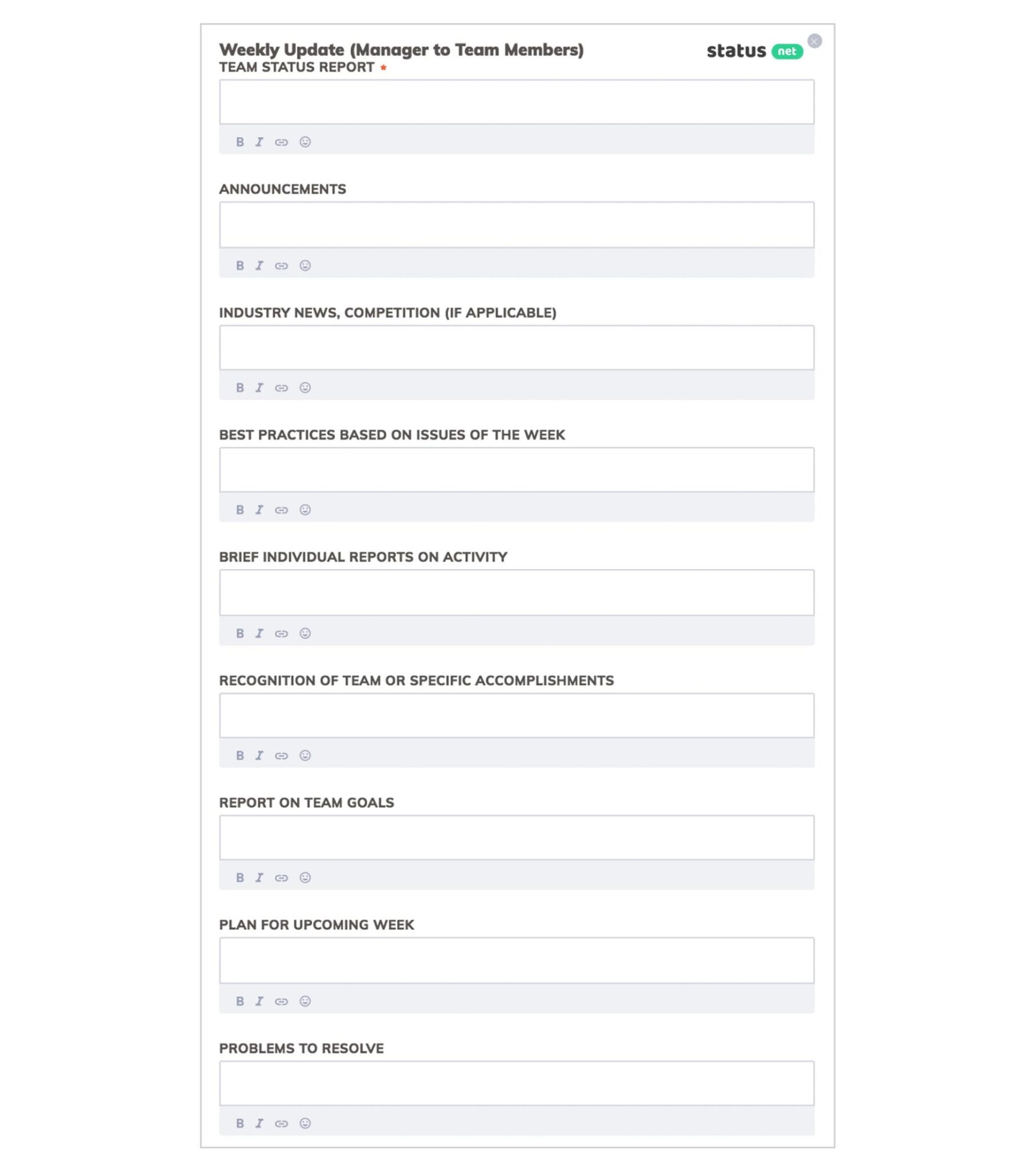 10 Weekly Accomplishment Report Template Example - Tacitproject