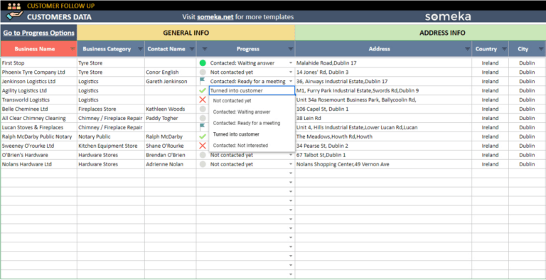 9 Printable Customer Follow Up Report Template Excel - Tacitproject