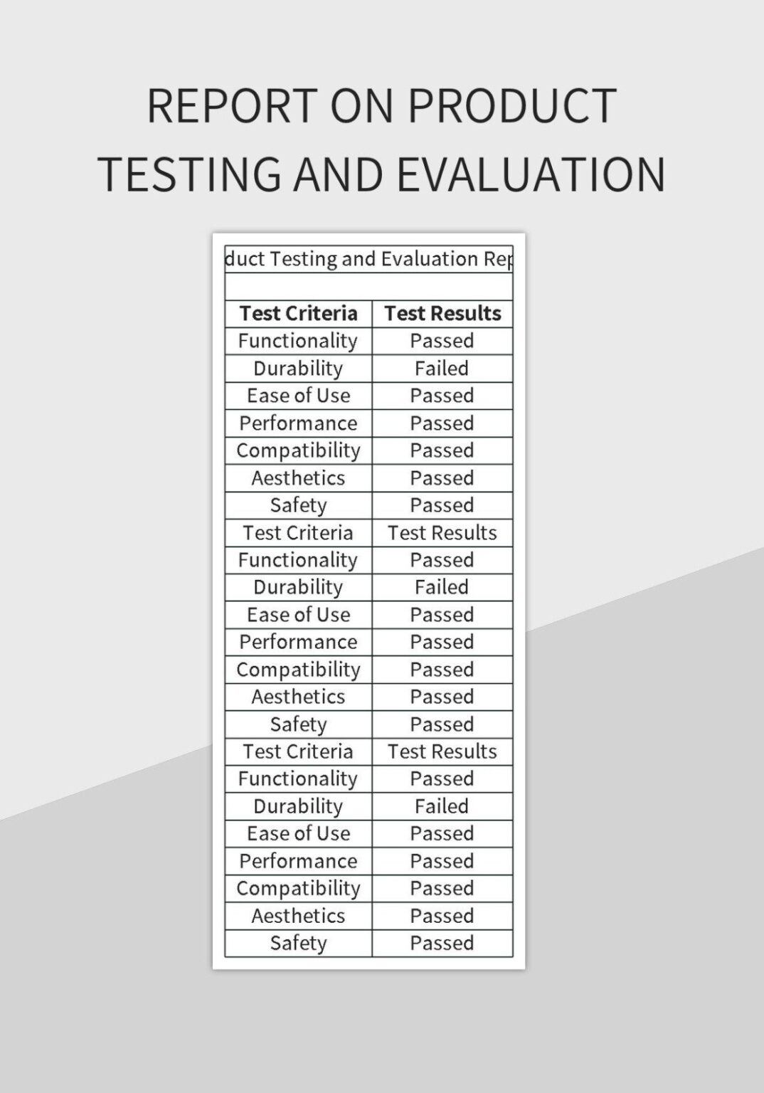 10 Editable Performance Test Report Template - Tacitproject