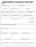 Warehouse Damage Report Template