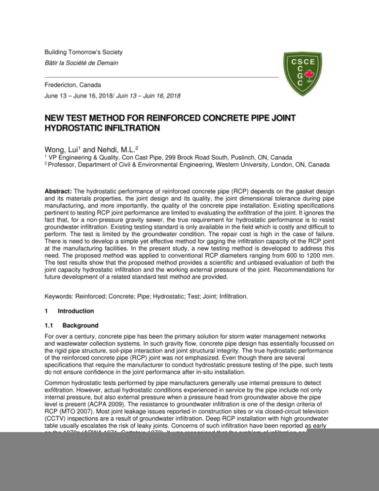 Hydrostatic Pressure Test Report Template