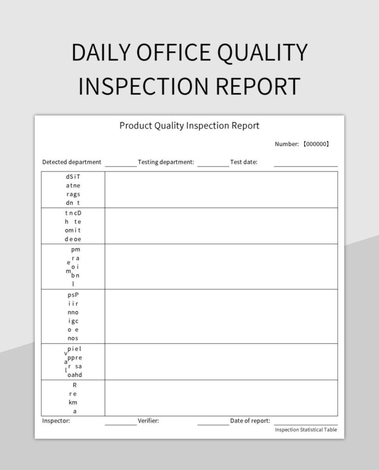 Free Editable Factory Inspection Report Template PDF - Tacitproject