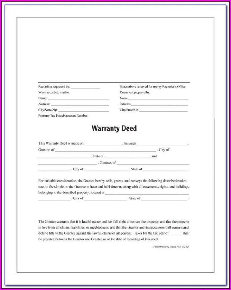 Florida Warranty Deed Form Pdf Form Resume Examples 4X2Vbkv25L Florida Special Warranty Deed ...