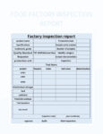 Factory Inspection Report Template