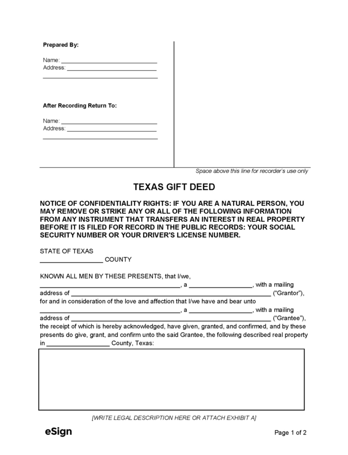 Cemetery Plot Deed Template