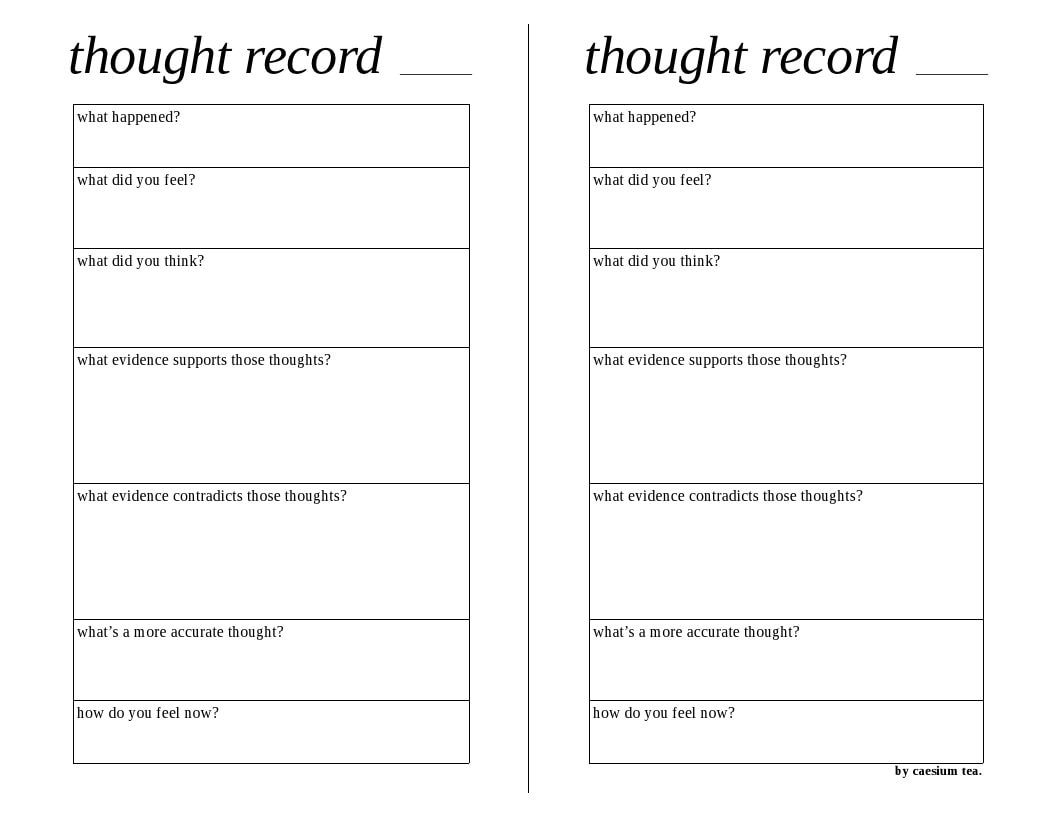 cognitive-behavioral-therapy-journal-template - Tacitproject
