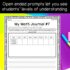First Grade Math Journal Template