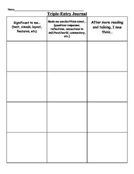 triple-entry-vocabulary-journal-template - Tacitproject